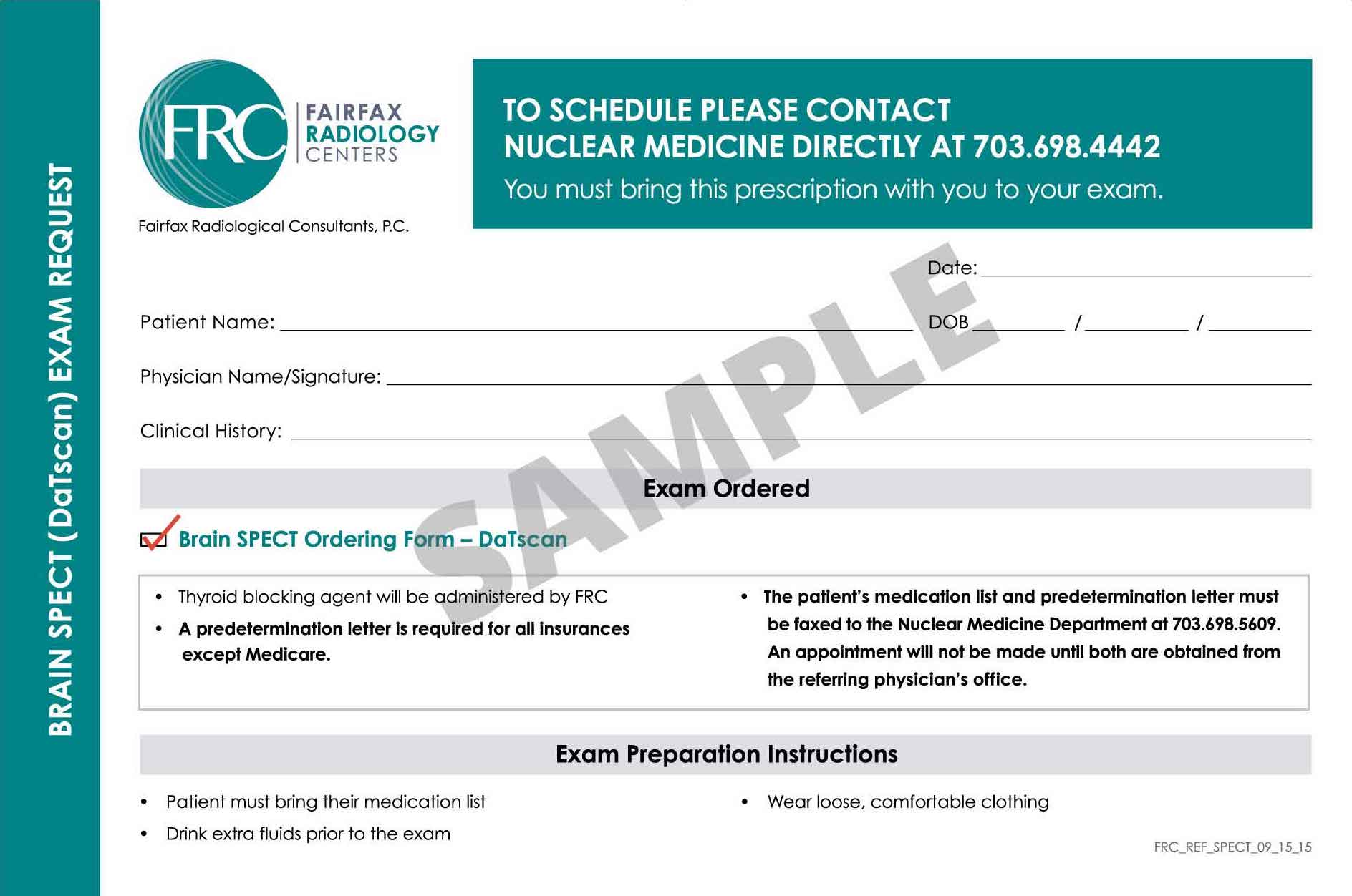 Referral Pad Request | Fairfax Radiological Consultants